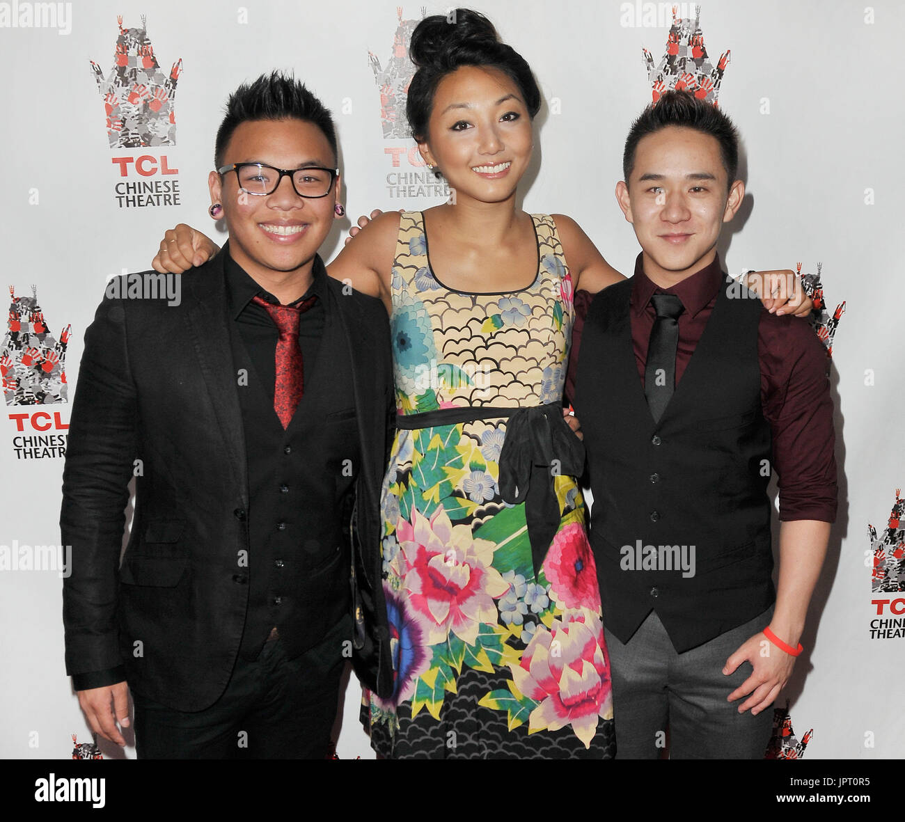 YouTube Singers AJ Rafael, Clara C & Jason Chen at the "Linsanity" Los ...
