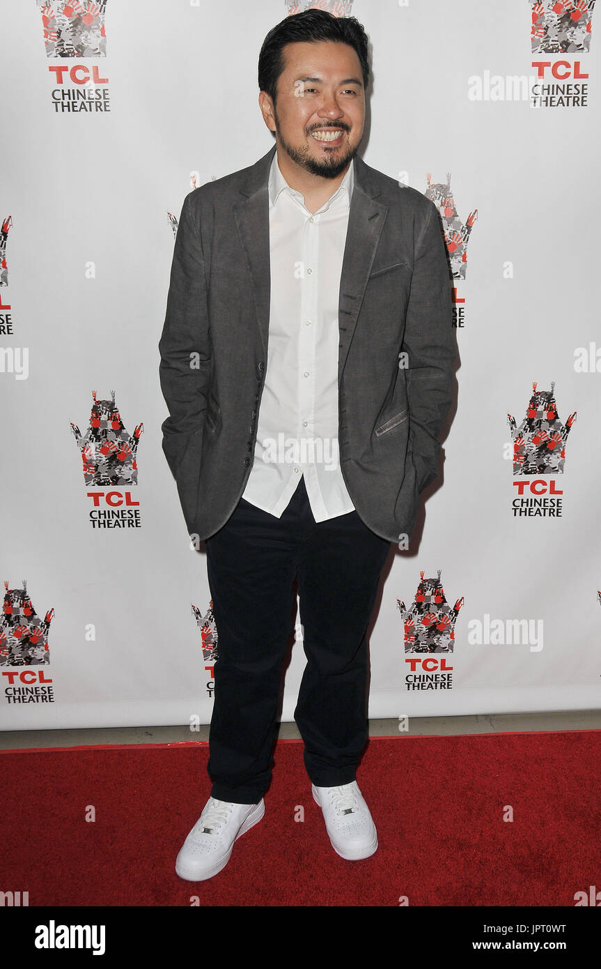 Justin Lin at the "Linsanity" Los Angeles Premiere held at the TCL ...