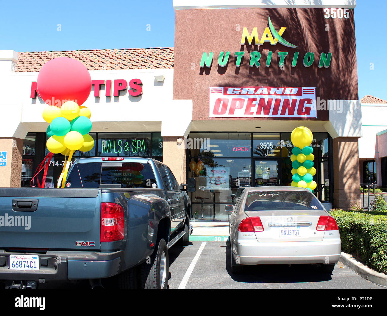 Max Nutrition Storefront during the "Max Nutrition Soft Launch Opening ...