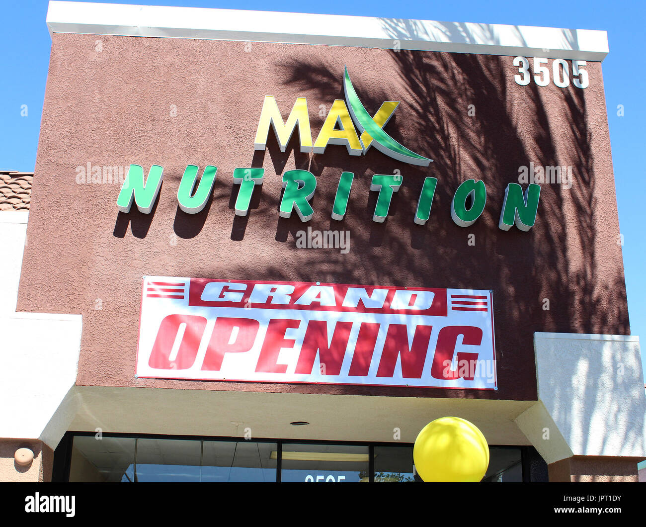 Max Nutrition Storefront during the "Max Nutrition Soft Launch Opening ...