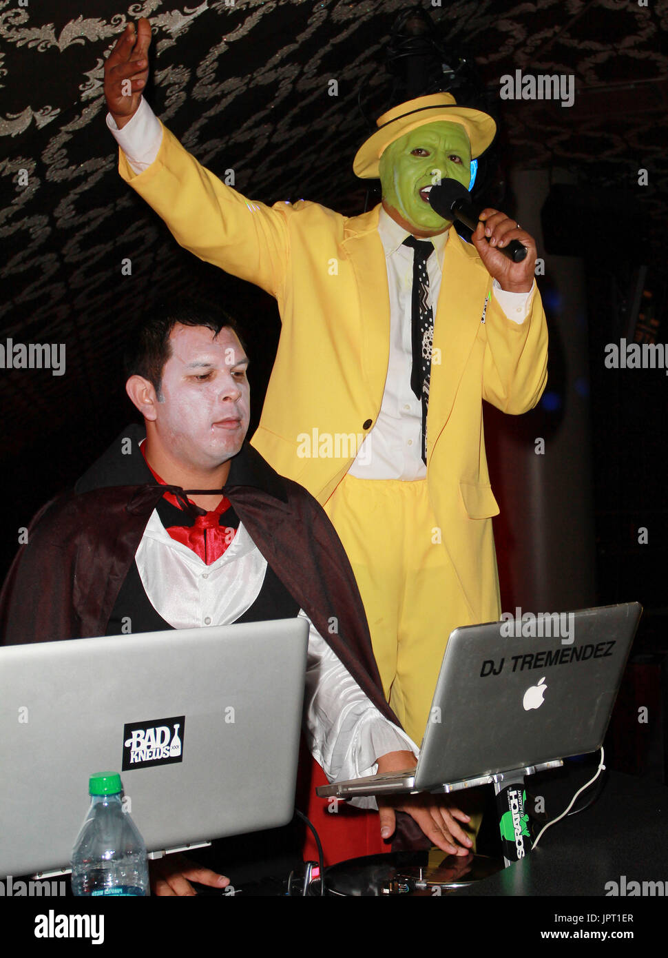 Manny Streetz aka Manny Guevara dressed as The Mask at "Manny Streetz ...