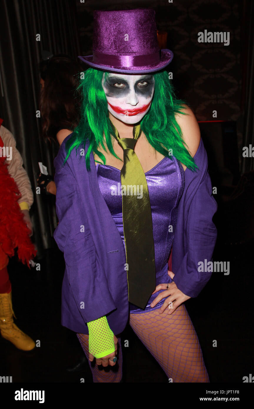 Music artist Heart Hays as the Joker at "Manny Streetz Annual Costume ...