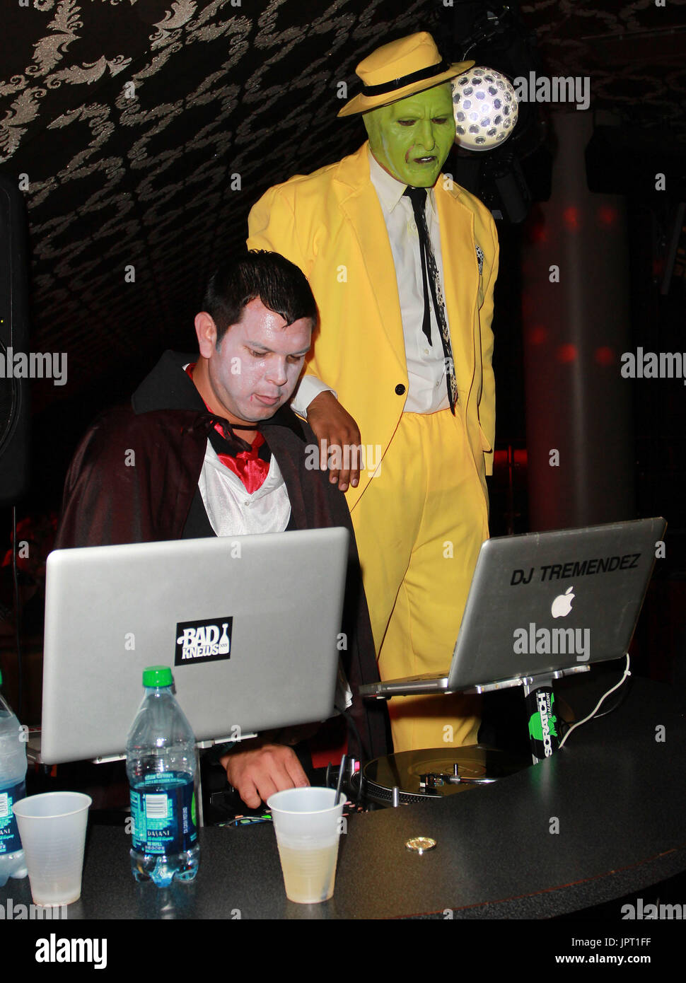 Manny Streetz aka Manny Guevara dressed as The Mask at "Manny Streetz ...