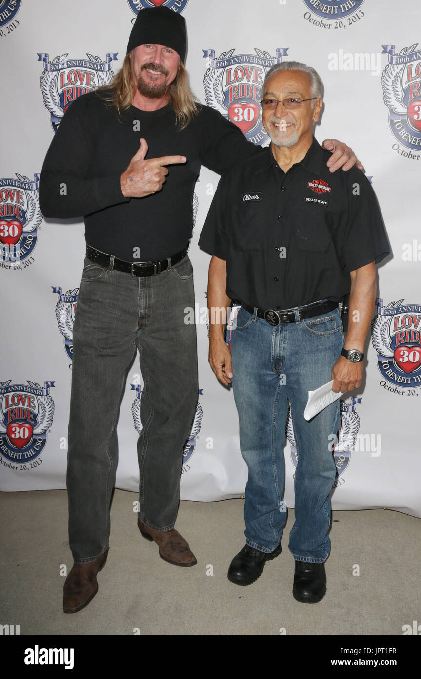 (l-r) Rusty Croones and Love Ride founder Oliver Shokough at the 30th ...