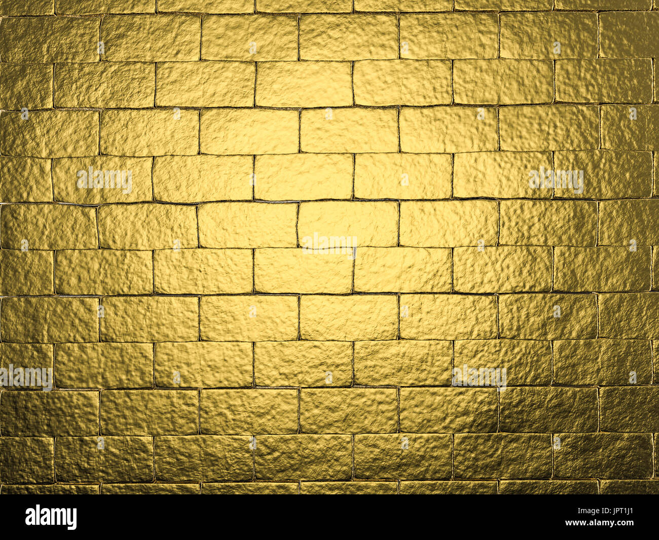 3d rendering golden wall background Stock Photo - Alamy