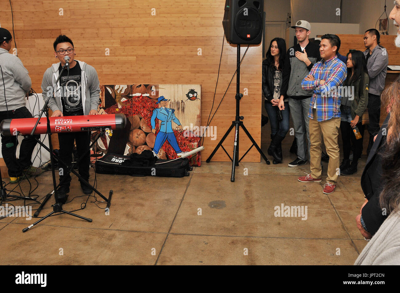 AJ Rafael performing at BRING THE LOVE! An evening of music, spoken ...