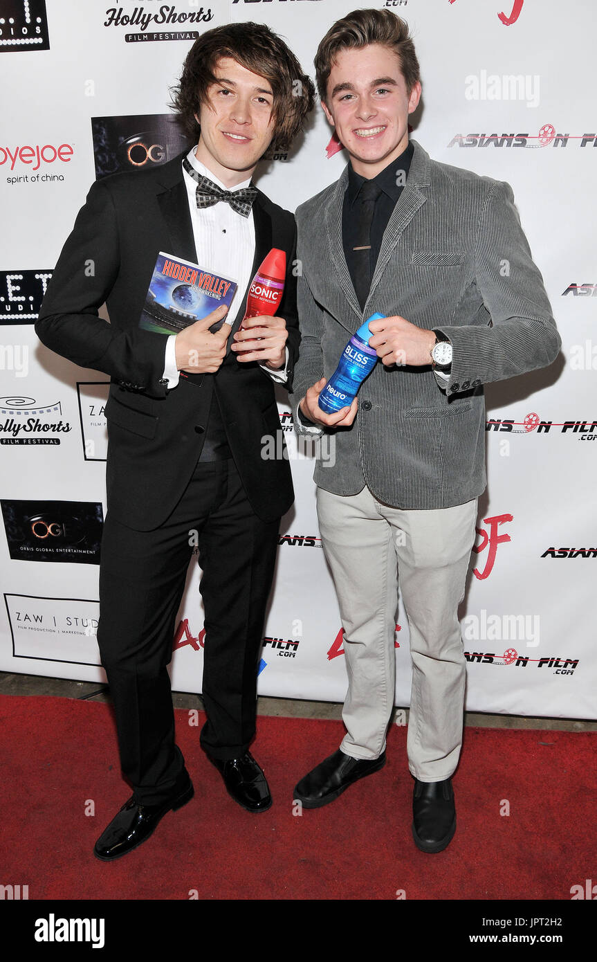 Actors Joshua Lee Young & Skyler Seymour at the Asians On Film Festival ...