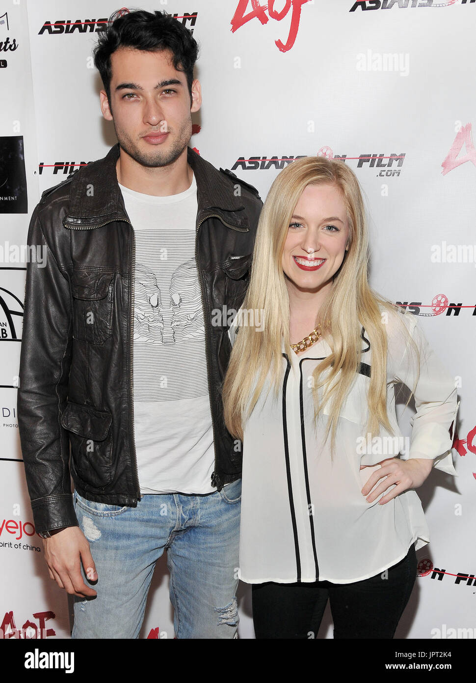 Tyler Ham Pong & Jamie Miller at the Asians On Film Festival 2014 held ...