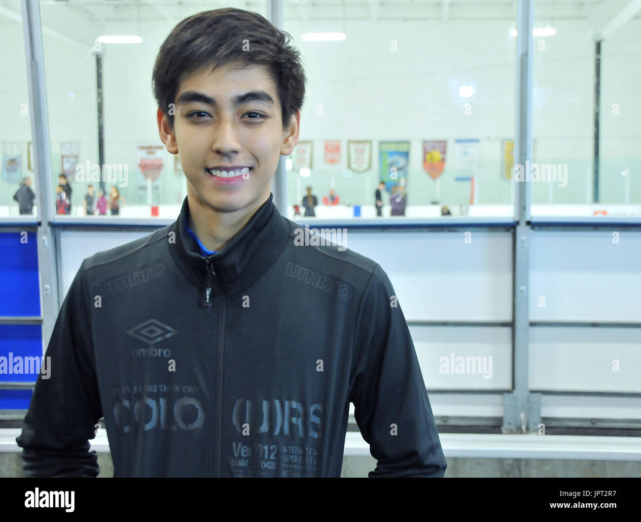 Filipino Olympic Figure Ice Skater Michael Christian Martinez training ...