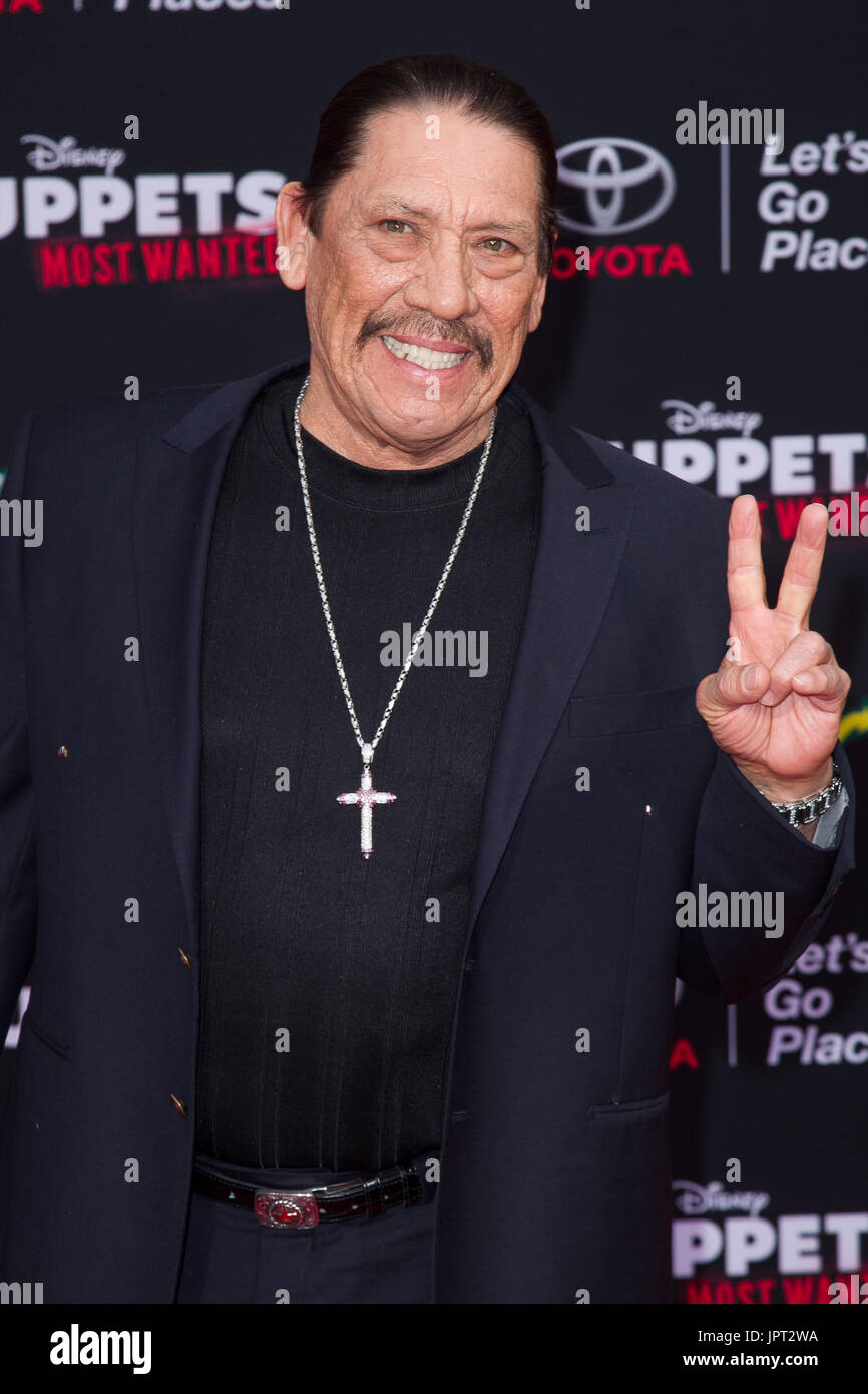 Danny Trejo arrives at the premiere of Disney's 'Muppets Most Wanted ...