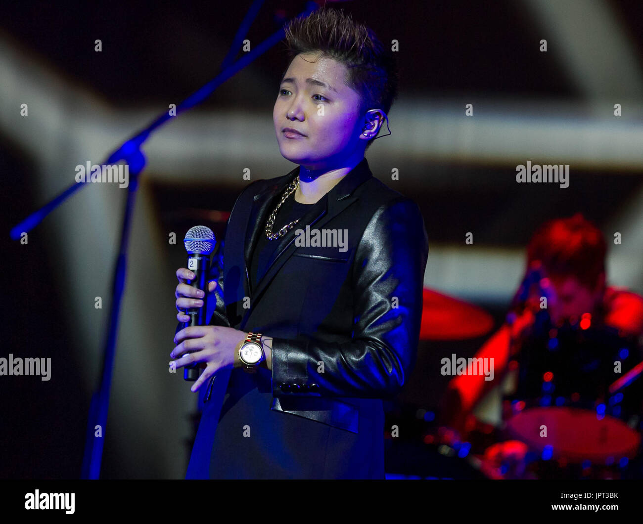 Charice performing on stage at the Charice World Tour 2014 Live in Los ...