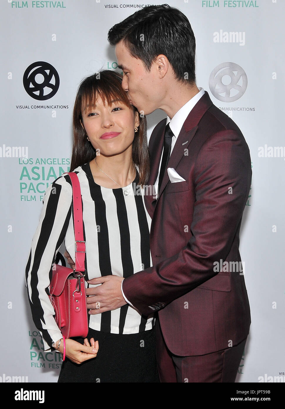 Jason Tobin & Wife Michelle at the 2015 Los Angeles Asian Pacific Film ...