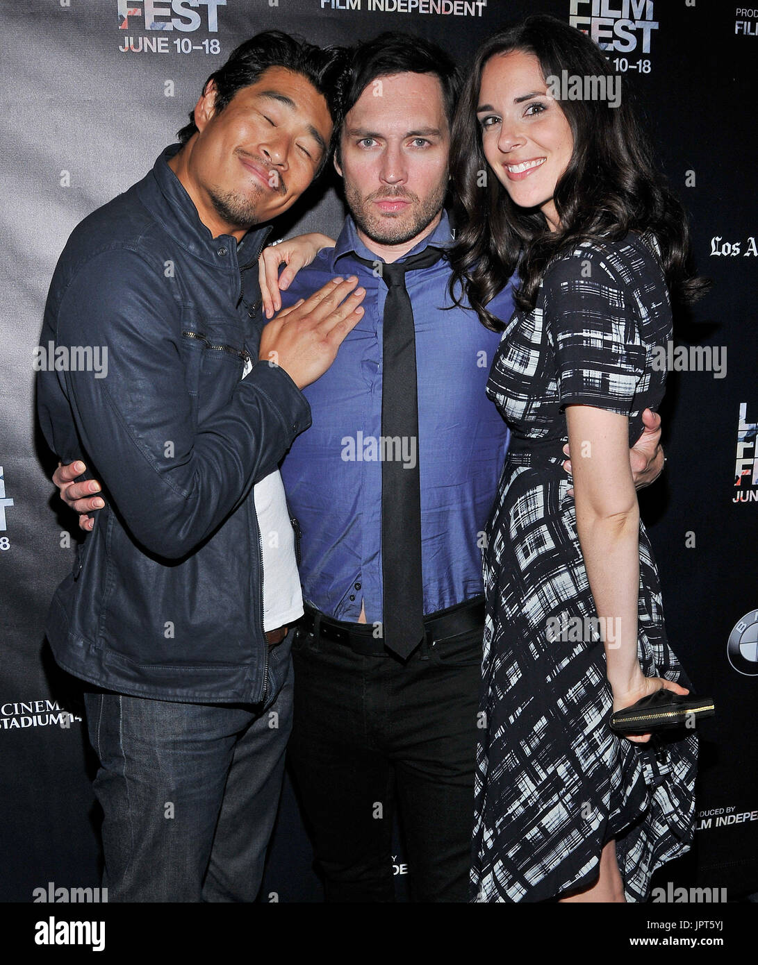 Tim Chiou, Chris Riedell & Katie Savoy at the 2015 Los Angeles Film ...