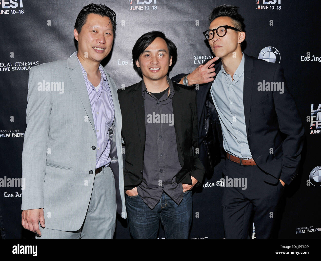 Producer Jimmy Tsai, Director Viet Nguyen & Writer/Actor Chris Dinh at the 2015 Los Angeles Film ...