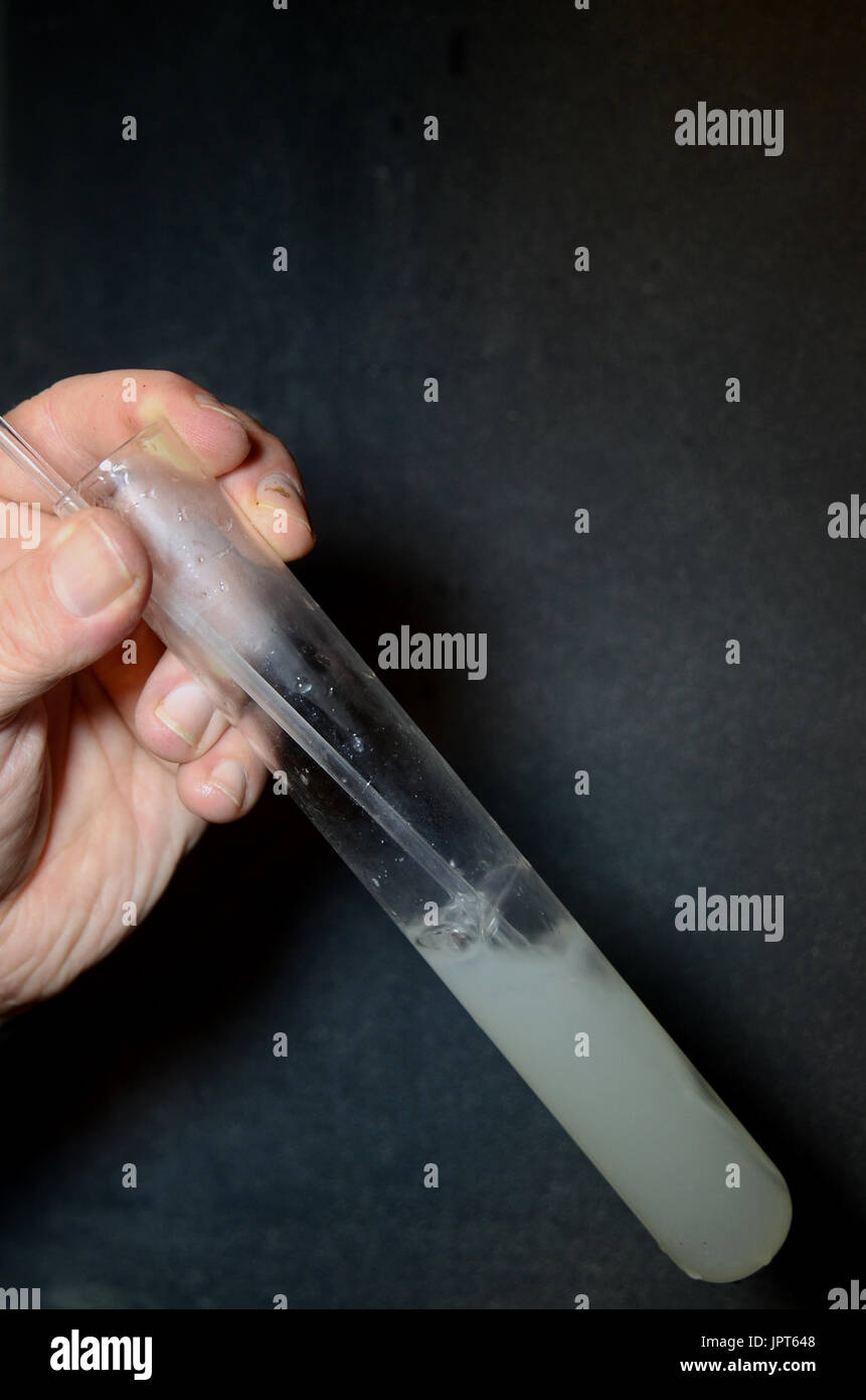 Precipitate test tube High Resolution Stock Photography and Images - Alamy