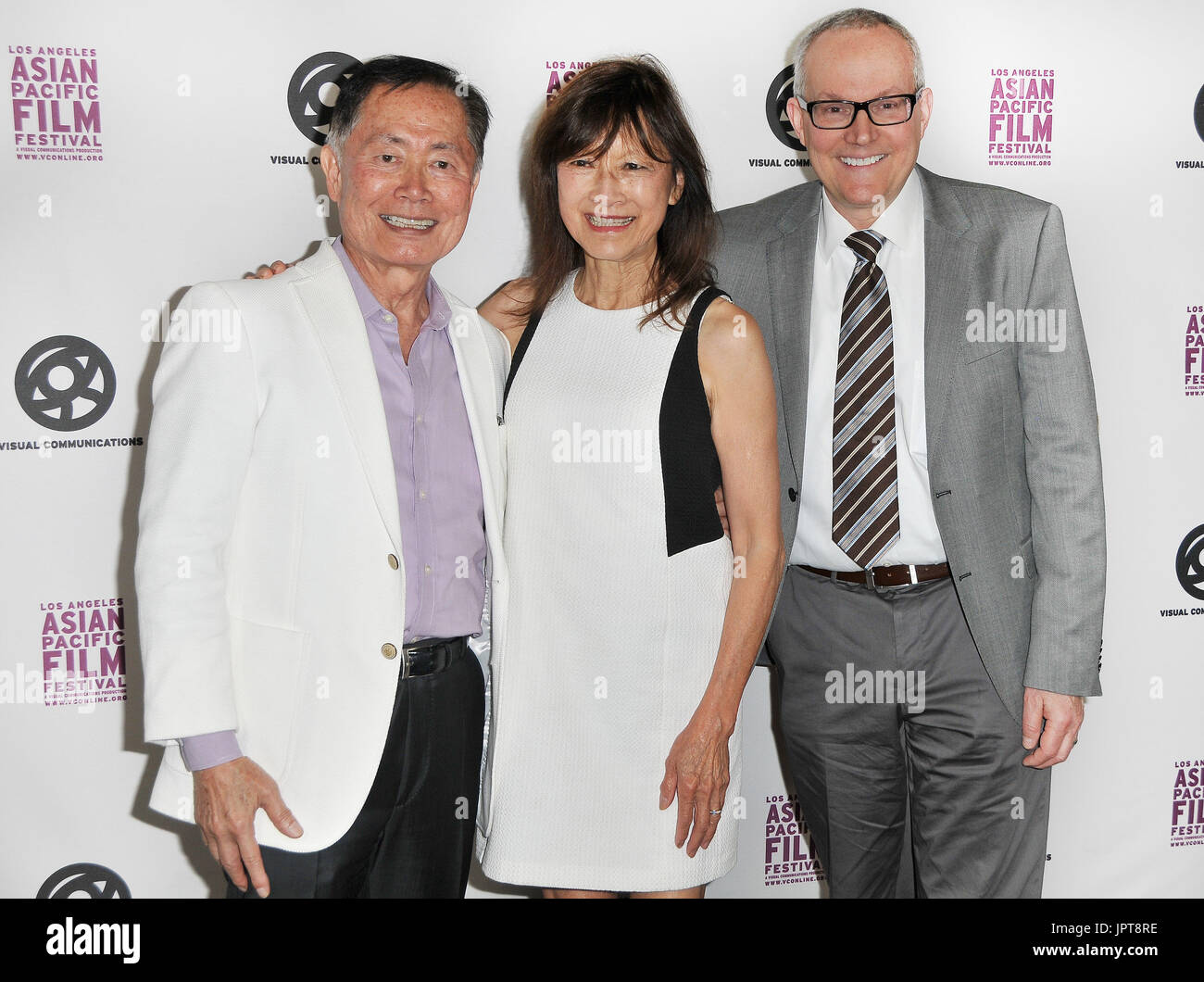 George Takei, Freida Lee Mock & Brad Takei at the 2014 Los Angeles ...