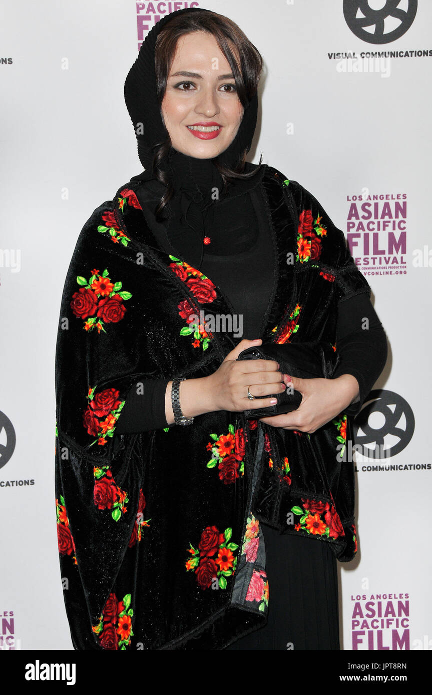 Actress Gelareh Abbasi of "Objects In Mirror" at the 2014 Los Angeles ...
