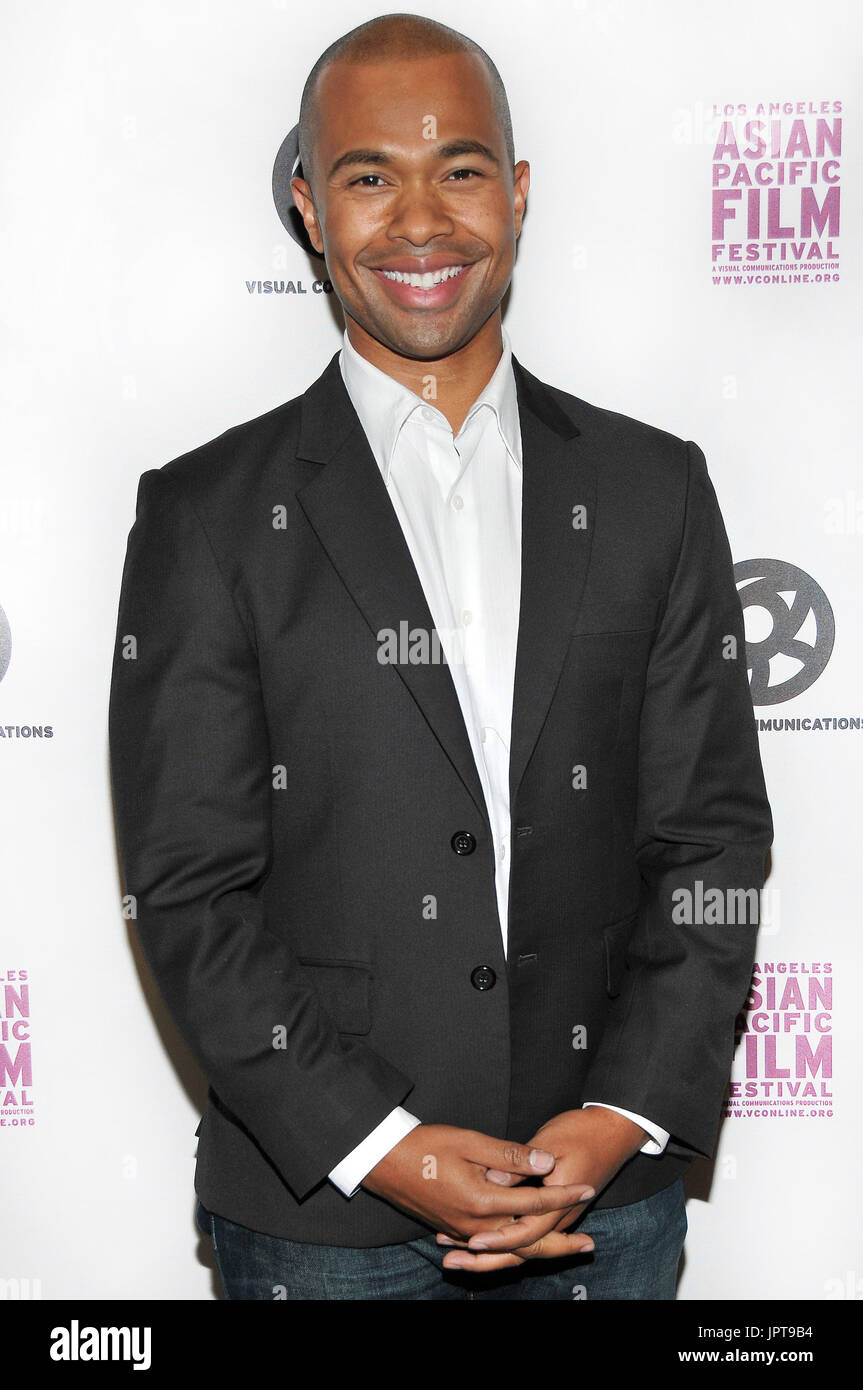 Actor Sigmund Watkins at the 2014 Los Angeles Asian Pacific Film ...