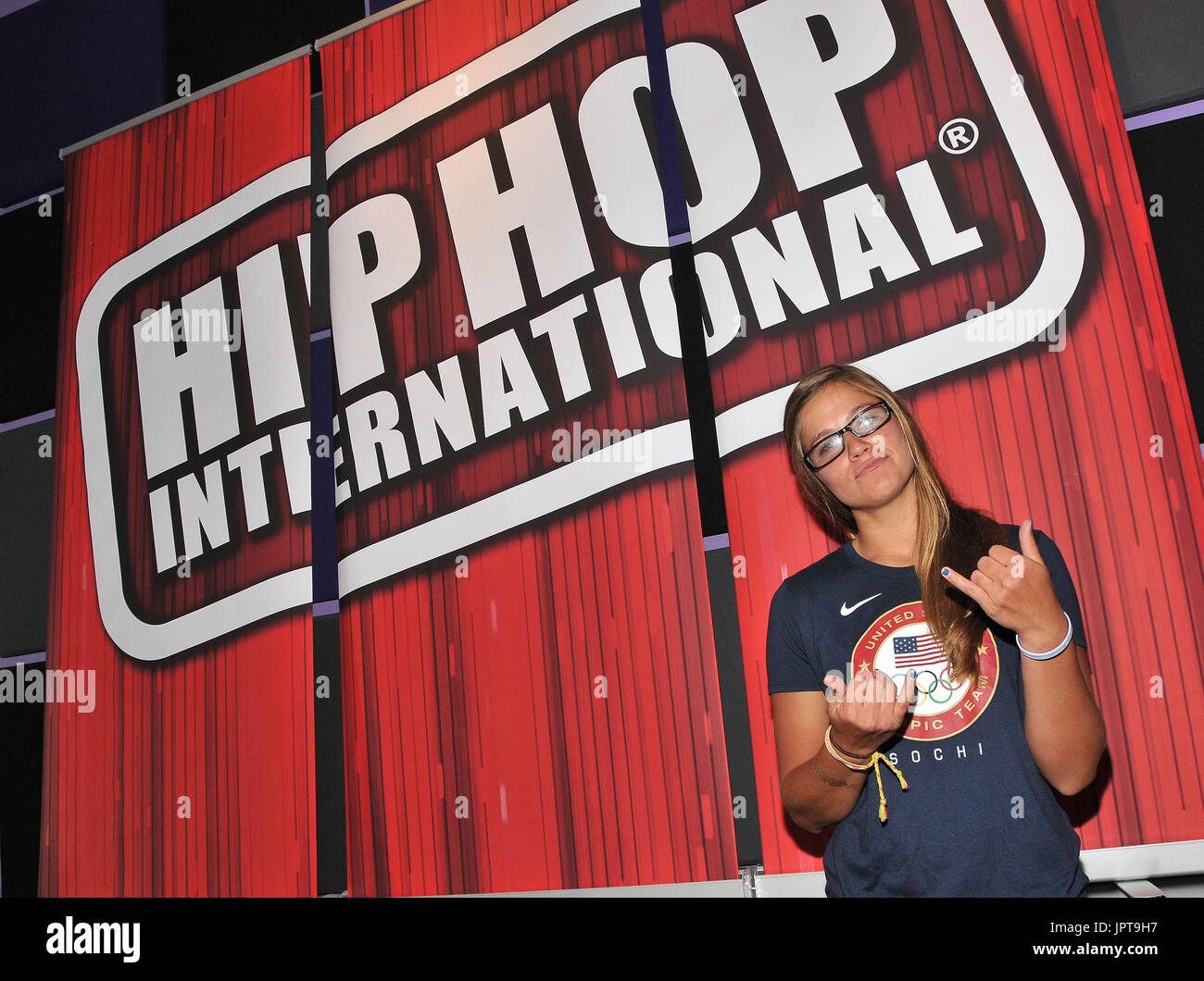 Sochi Olympian Luger Kate Hansen at the 2014 HHI Media Day held at the ...