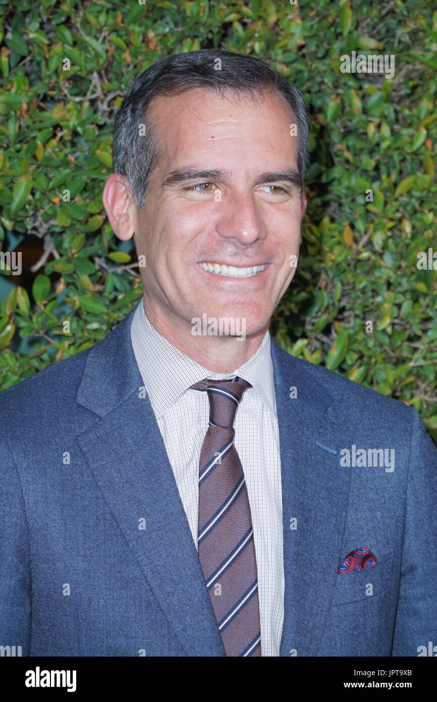 Mayor Eric Garcetti at the The Wizarding World of Harry Potter VIP ...