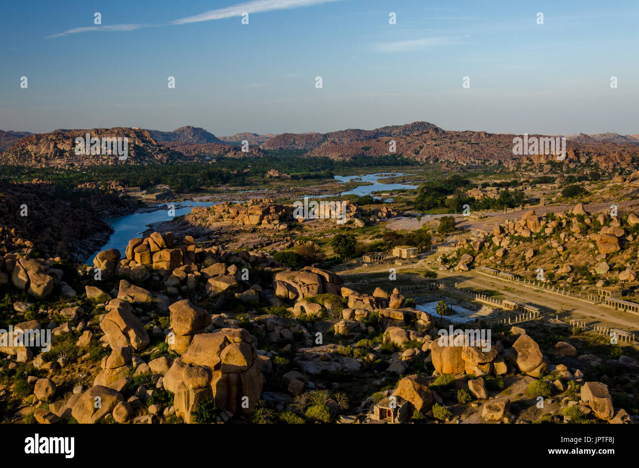 Hampi panorama india hi-res stock photography and images - Alamy