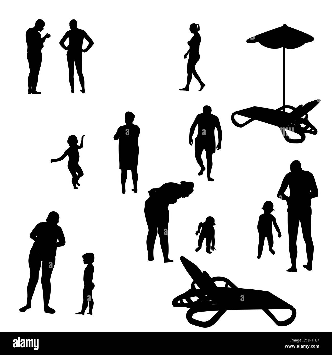 Party in the beach Cut Out Stock Images & Pictures - Alamy