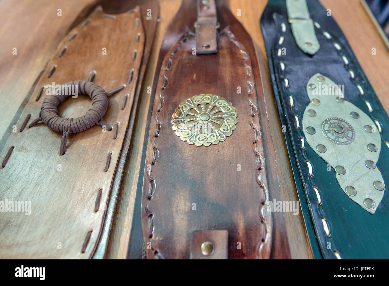 Ancient leather belt that ottoman soldiers use Stock Photo - Alamy