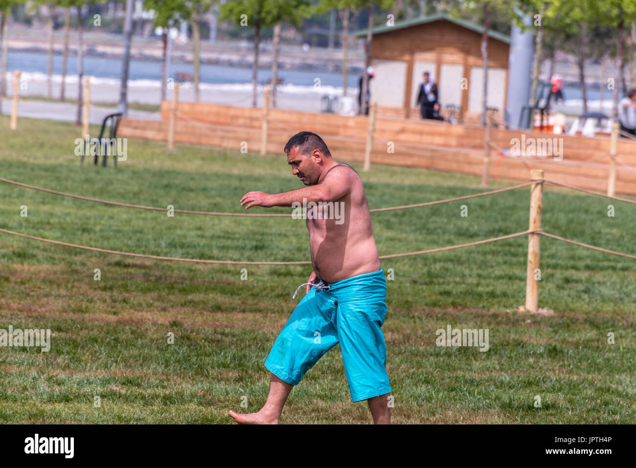 Unidentified shalwar(shalvar) gurescileri (kuroshio/wrestlers). Shalwar ...