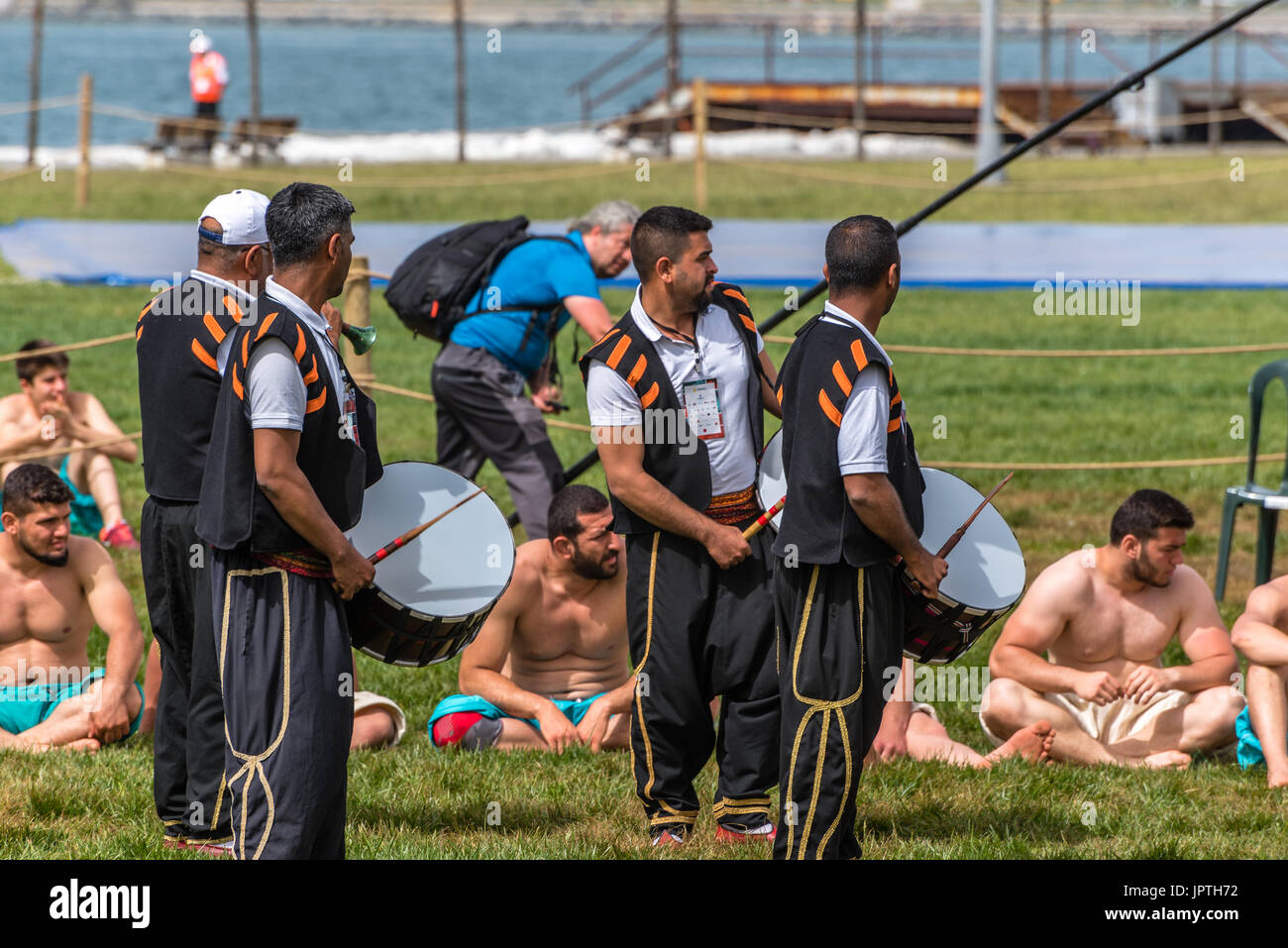 Unidentified shalwar(shalvar) gurescileri (kuroshio/wrestlers). Shalwar ...