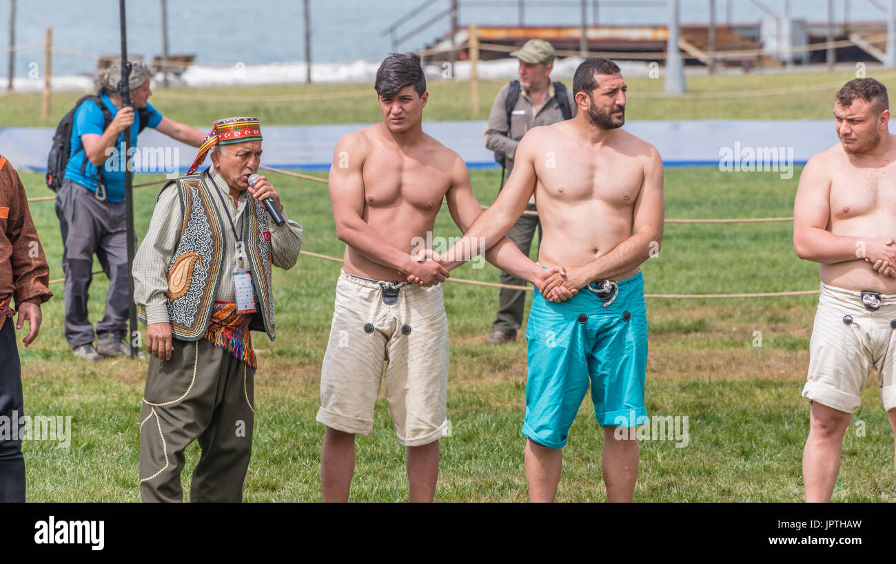 Unidentified shalwar(shalvar) gurescileri (kuroshio/wrestlers). Shalwar ...