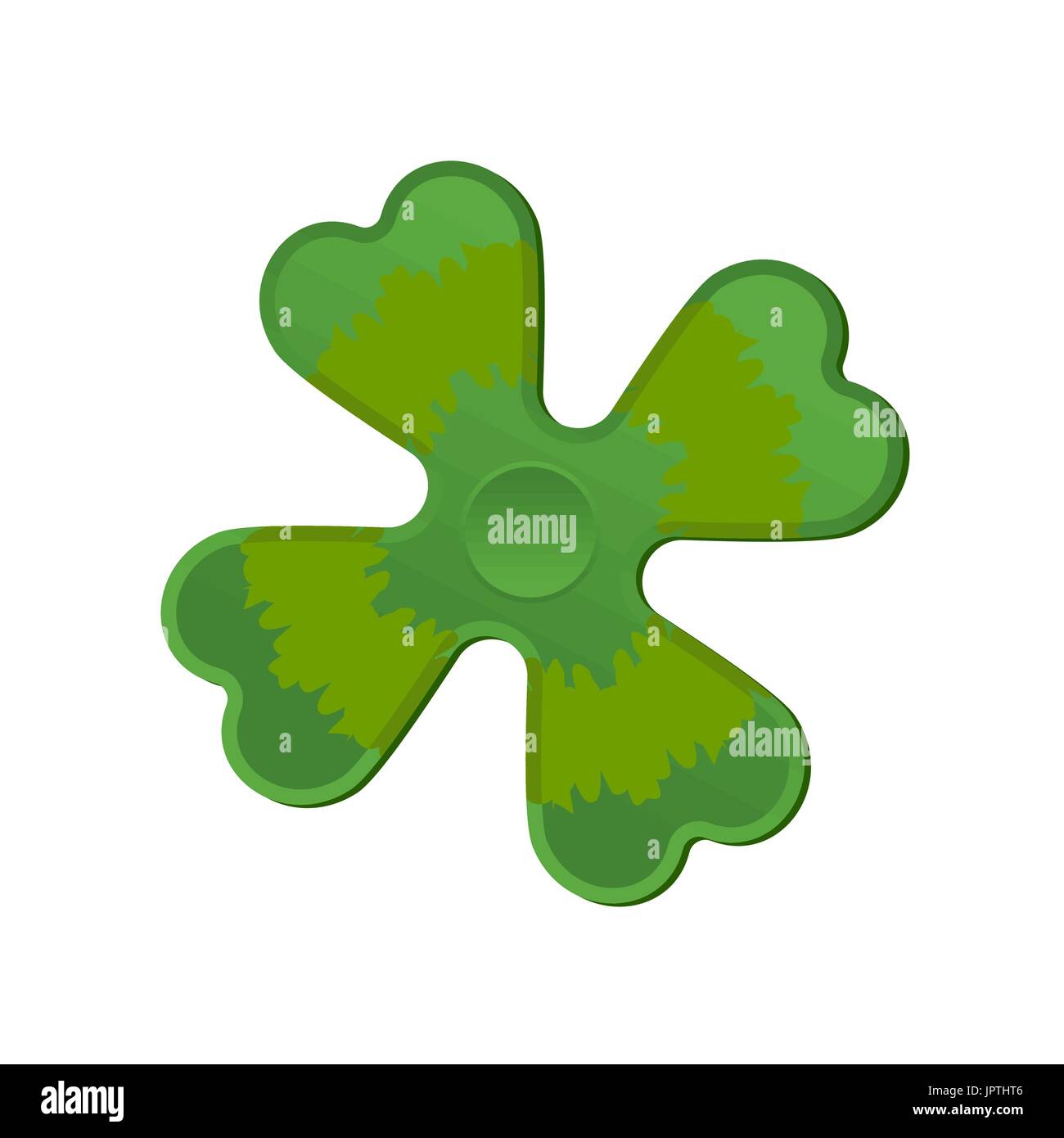 Irish spinner clover shamrock. Hand toy for Ireland. Green Clover ...