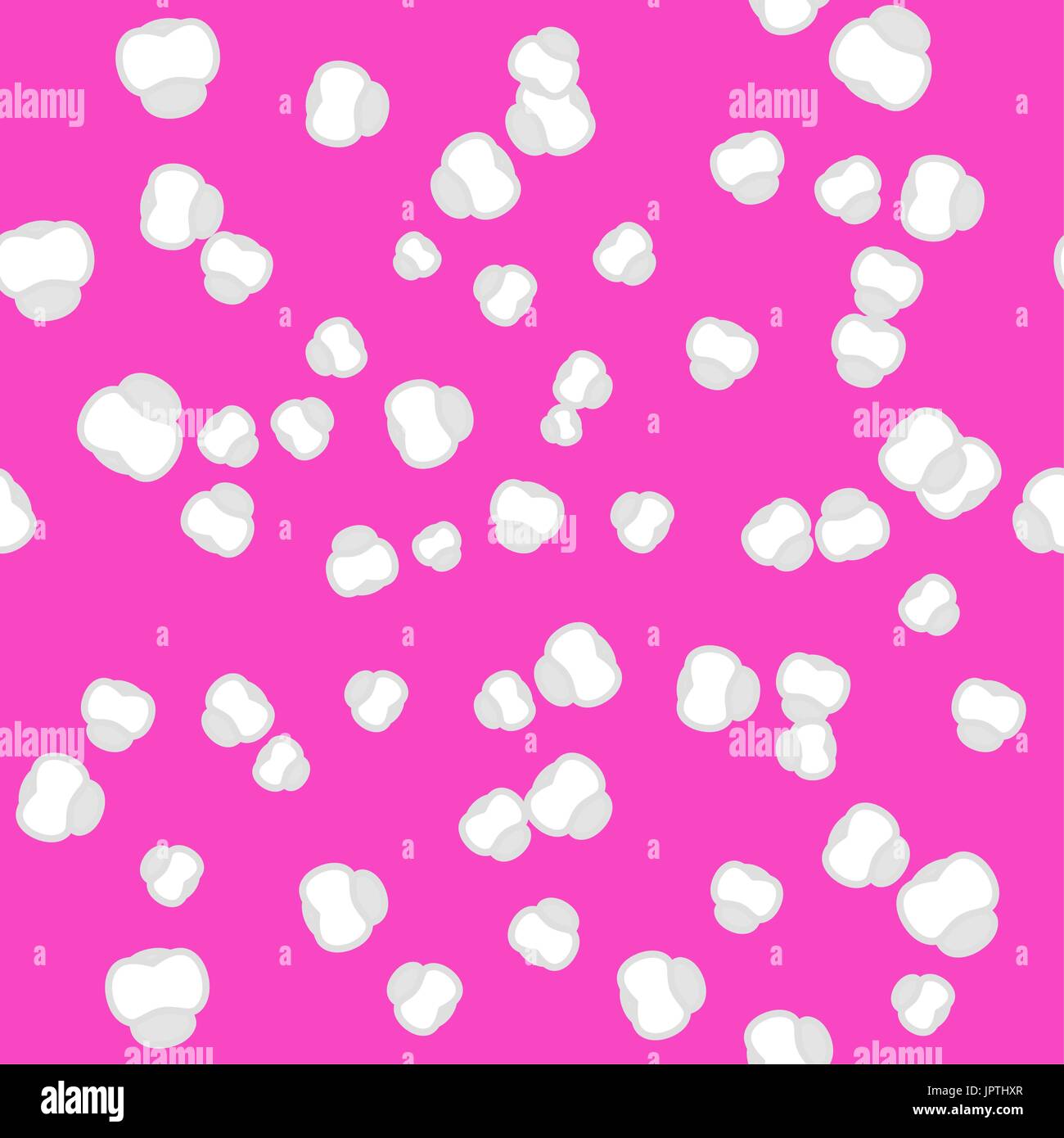 Popcorn seamless pattern. Food background. Feed texture Stock Vector ...