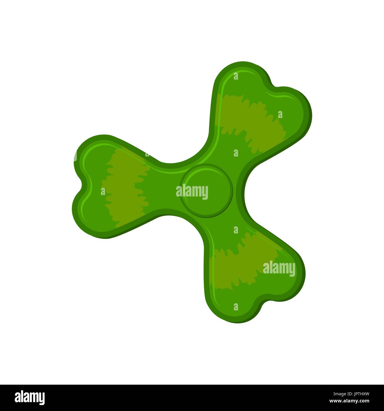 Irish spinner clover shamrock. Hand toy for Ireland. Green Clover ...