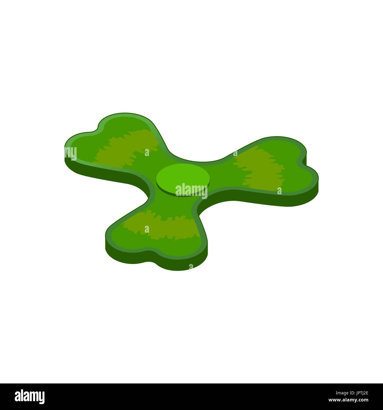 Irish spinner clover shamrock. Hand toy for Ireland. Green Clover ...
