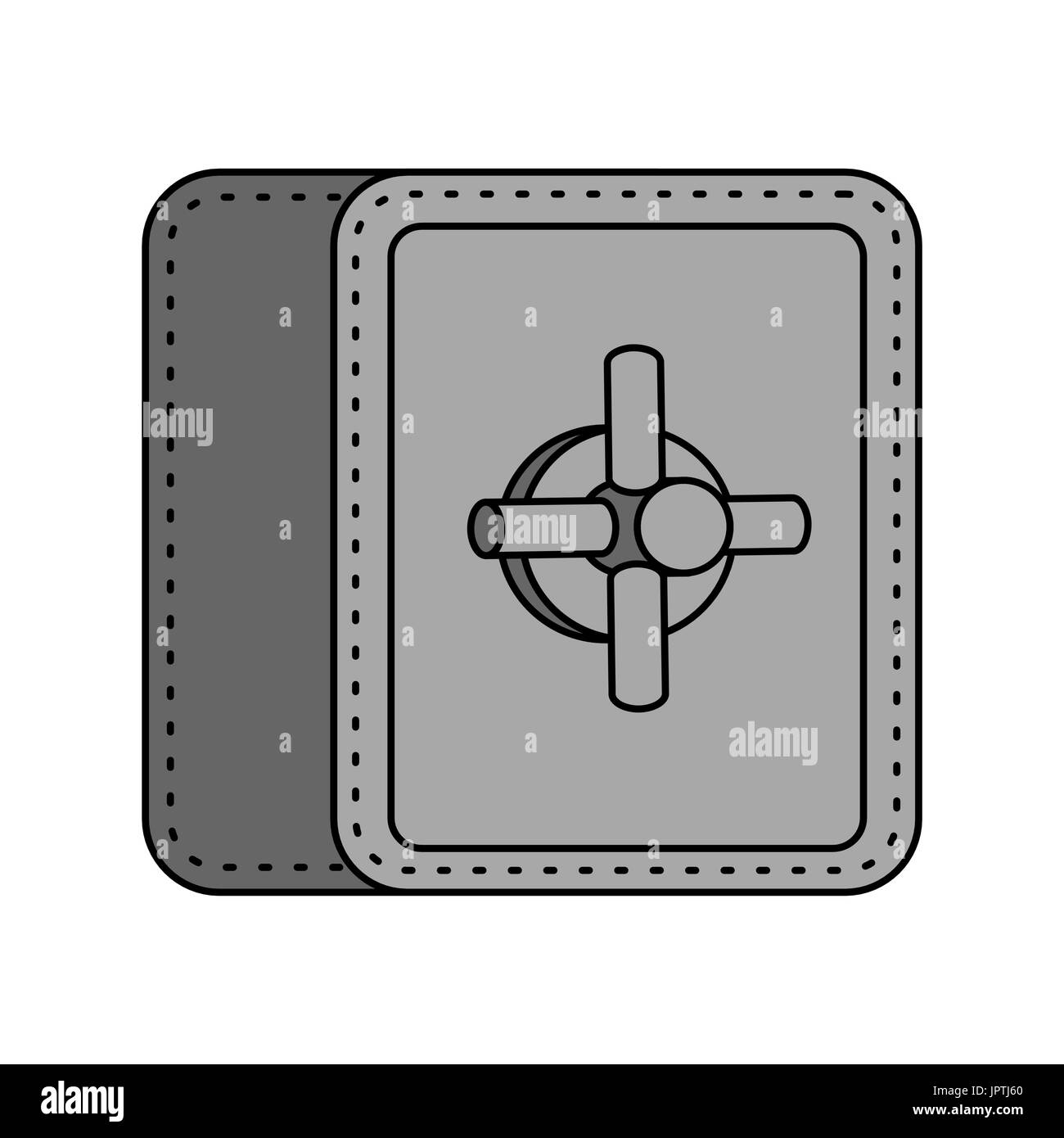 Old iron box Stock Vector Images - Alamy