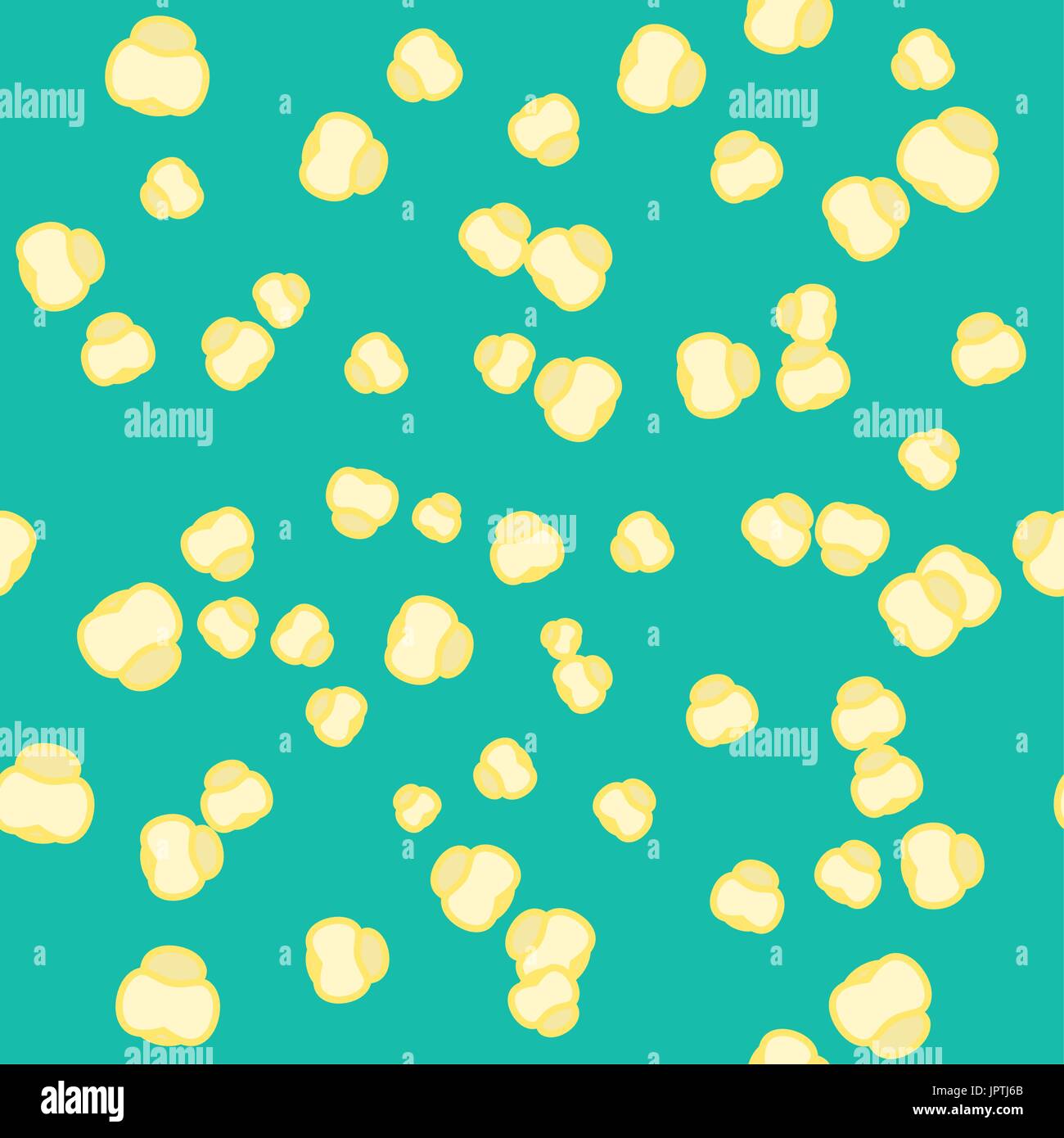 Popcorn seamless pattern. Food background. Feed texture Stock Vector ...