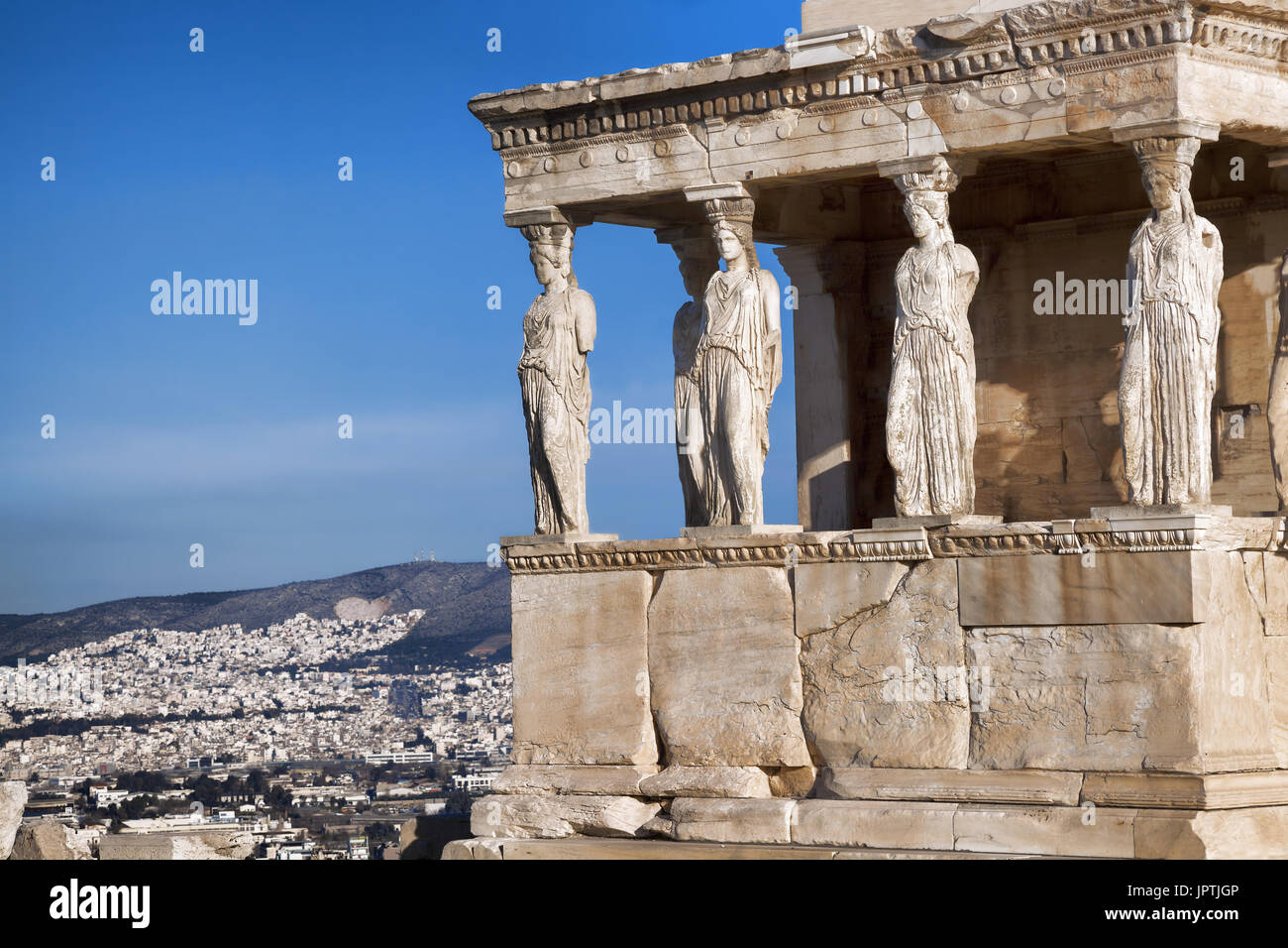 Caryatides of the erechteion hi-res stock photography and images - Alamy