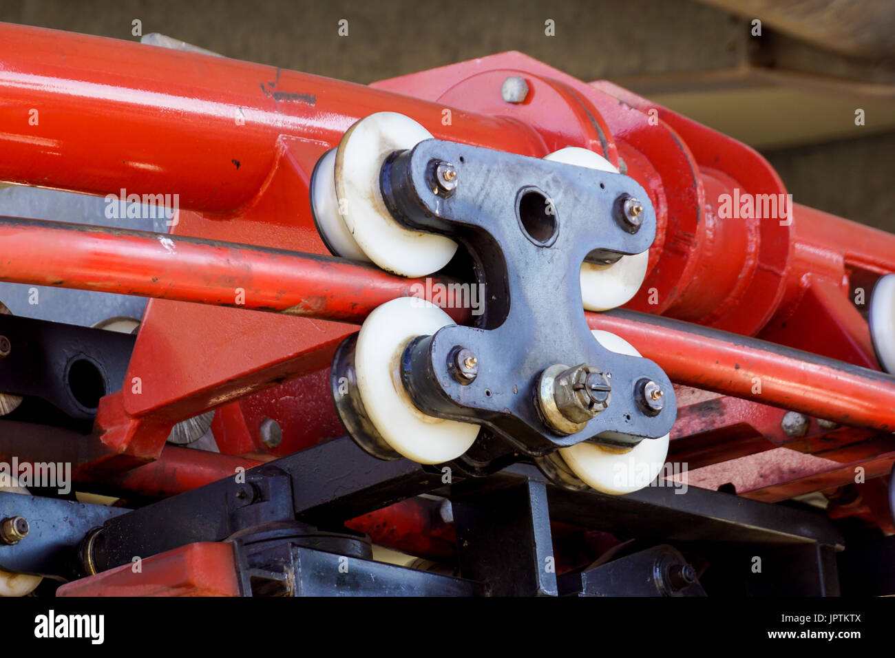 Wheel tires rollercoaster on the truck . close up Stock Photo - Alamy