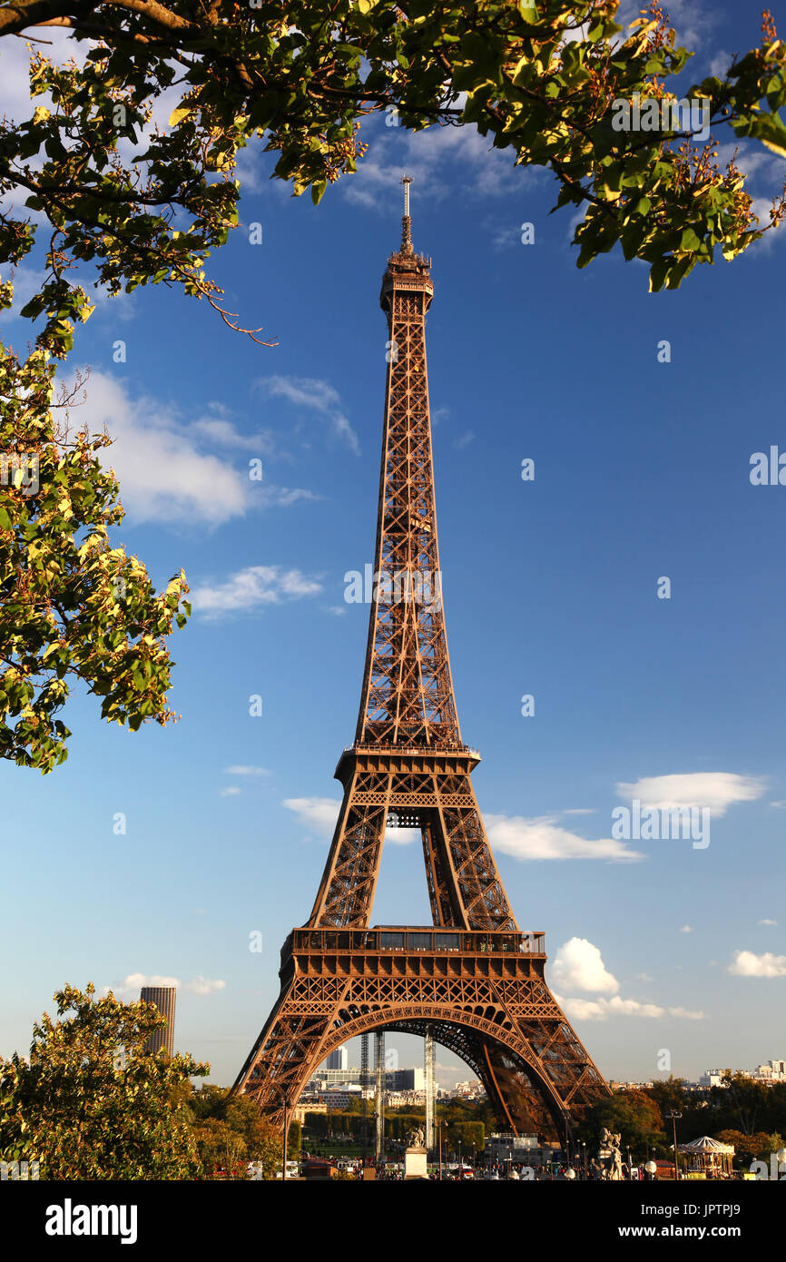 Famous Eiffel Tower in Paris, France Stock Photo - Alamy