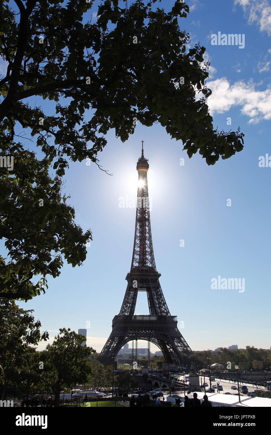 Famous Eiffel Tower in Paris, France Stock Photo - Alamy