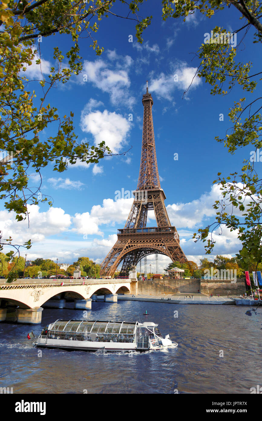Famous Eiffel Tower in Paris, France Stock Photo - Alamy
