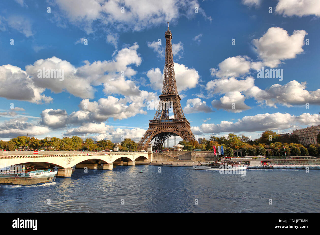 Famous Eiffel Tower in Paris, France Stock Photo - Alamy