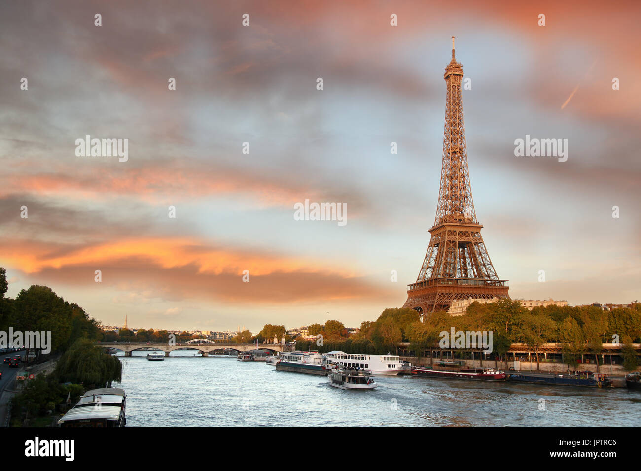 Famous Eiffel Tower in Paris, France Stock Photo - Alamy