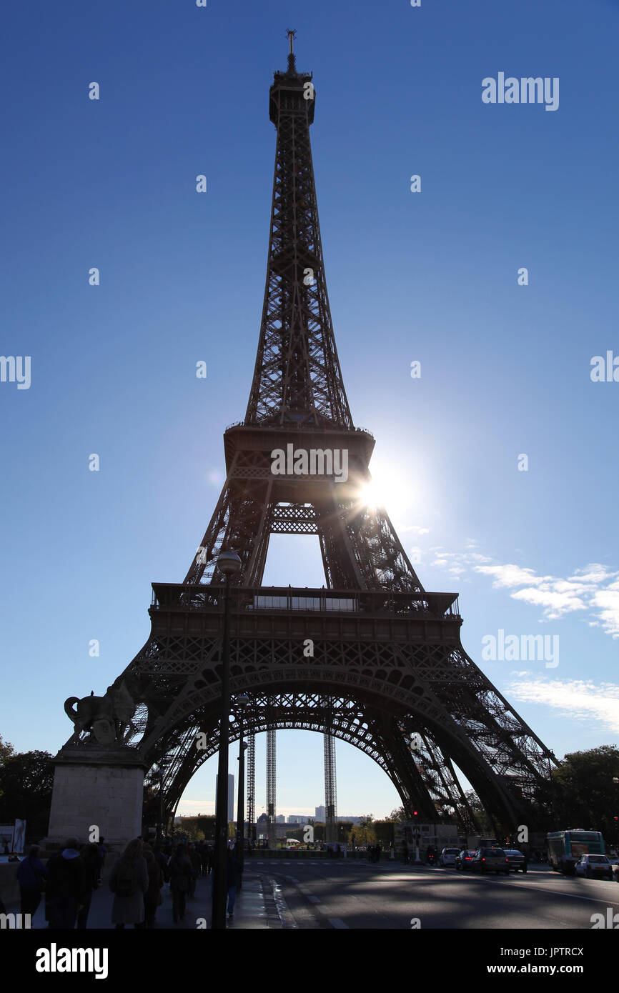 Famous Eiffel Tower in Paris, France Stock Photo - Alamy