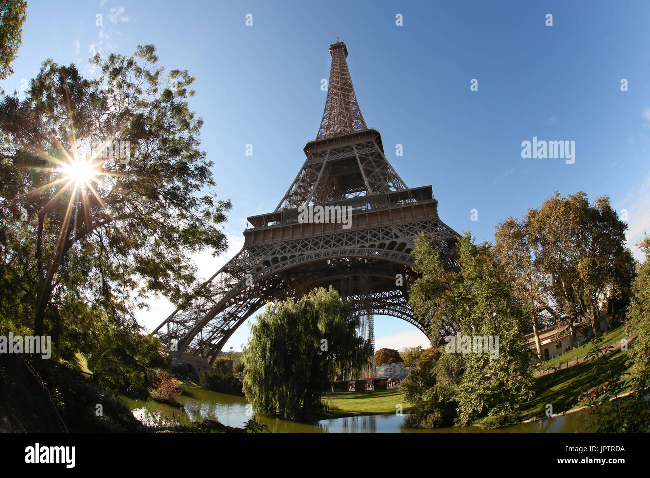Famous Eiffel Tower in Paris, France Stock Photo - Alamy