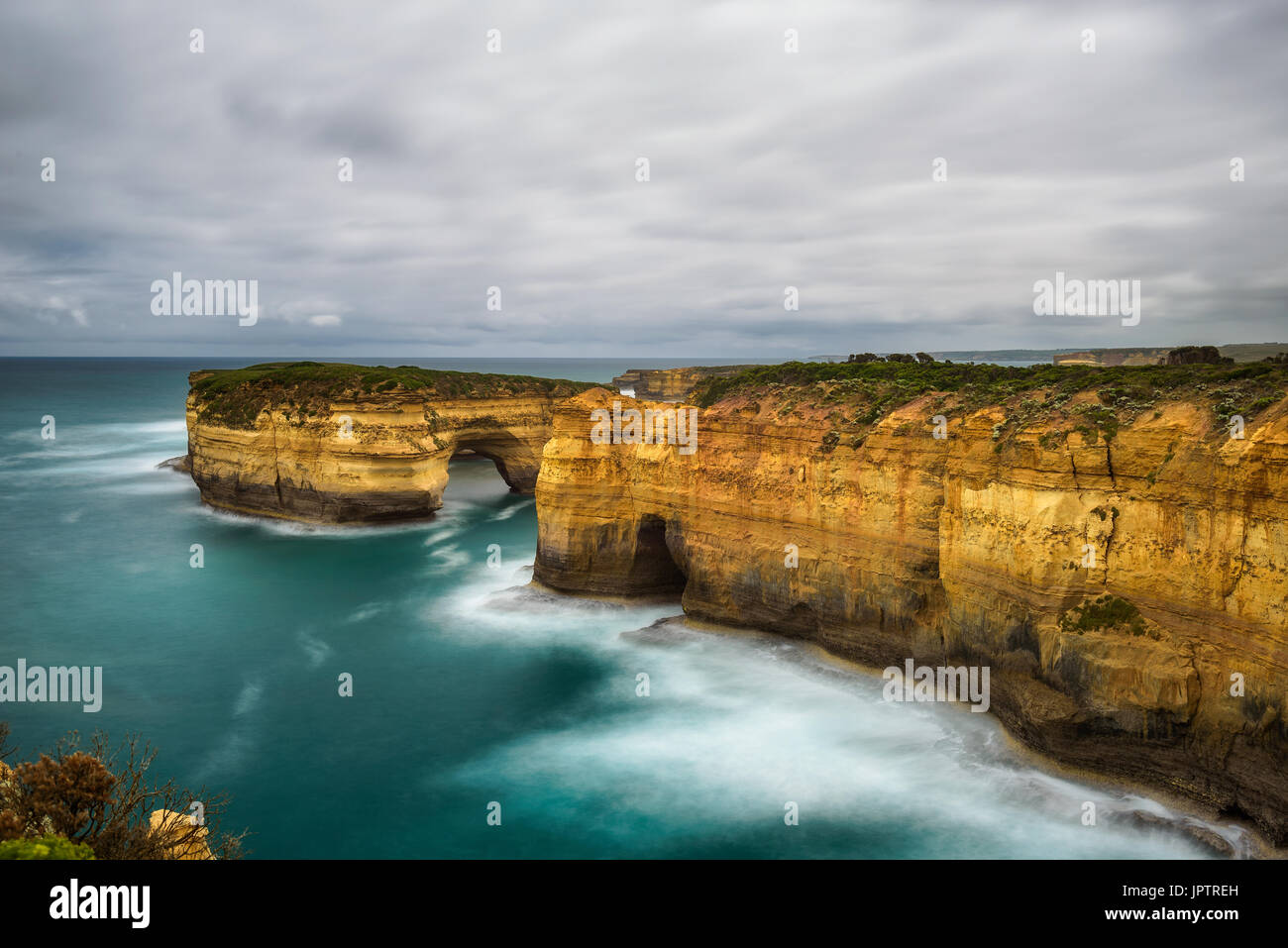 Loch Ard Gorge along the famous Great Ocean Road in Victoria, Australia ...