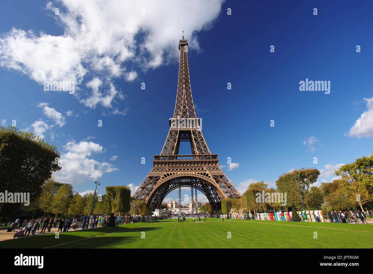 Famous Eiffel Tower in Paris, France Stock Photo - Alamy