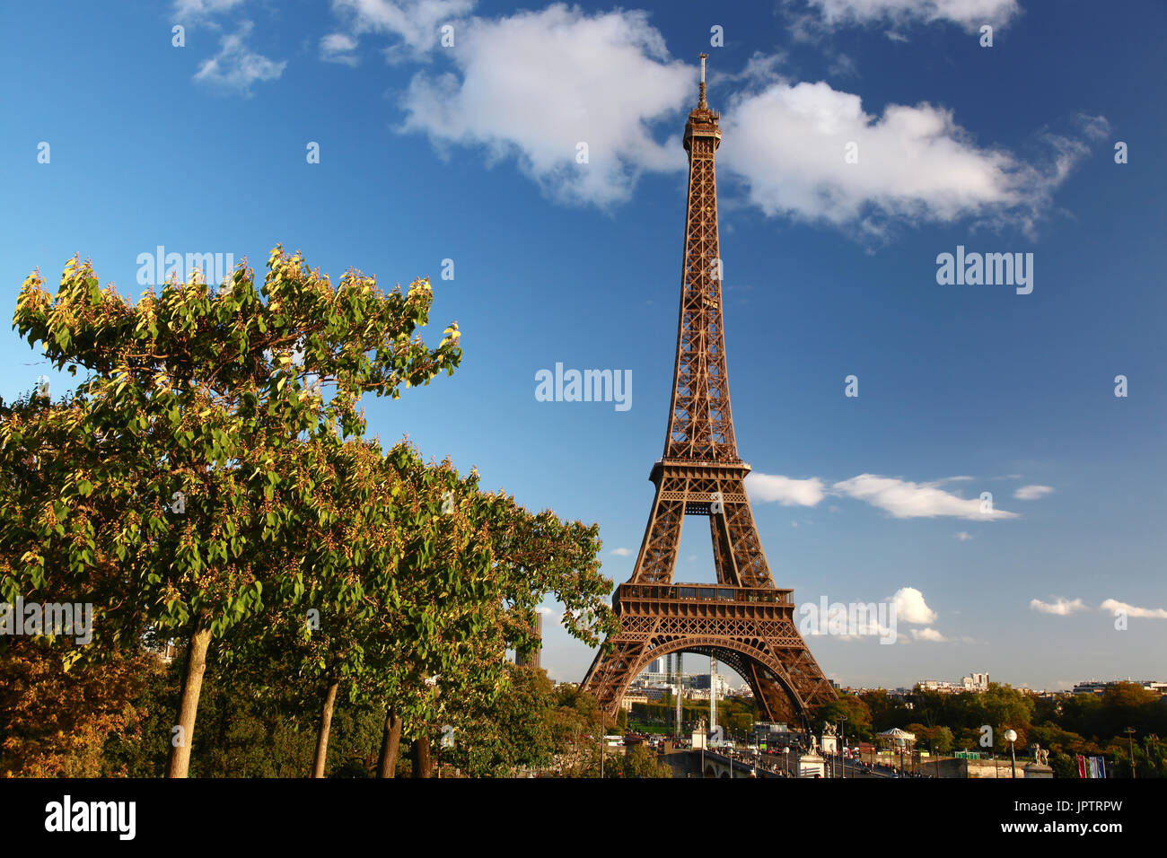 Famous Eiffel Tower in Paris, France Stock Photo - Alamy