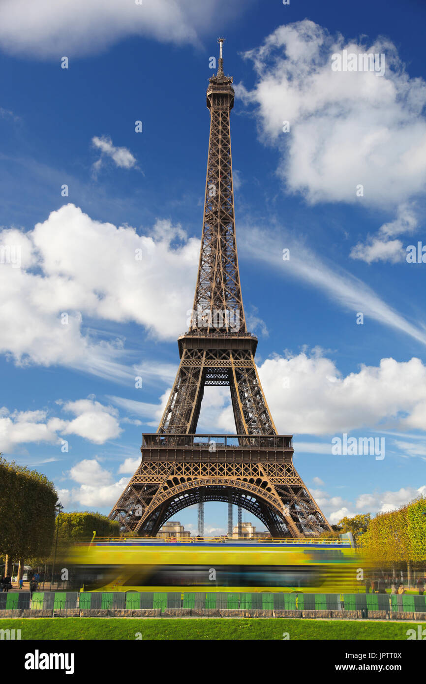Famous Eiffel Tower in Paris, France Stock Photo - Alamy