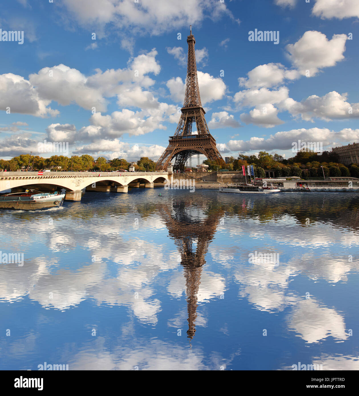 Famous Eiffel Tower in Paris, France Stock Photo - Alamy